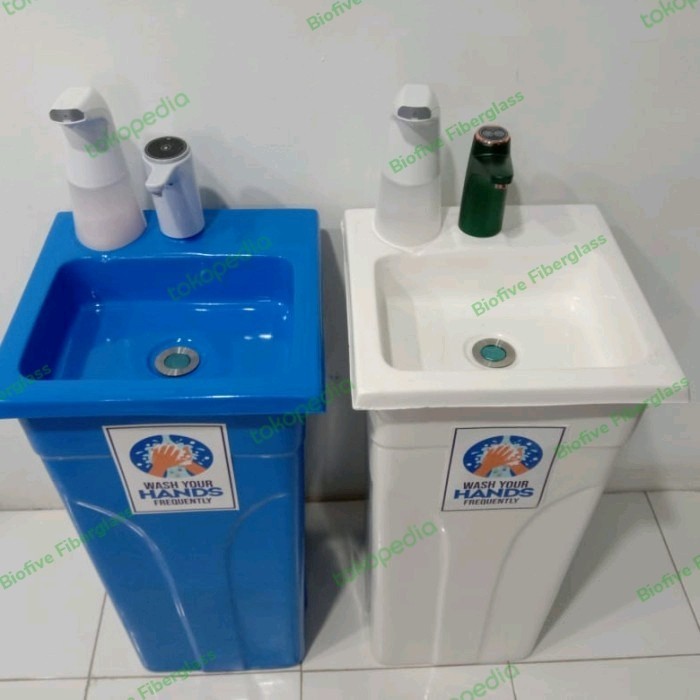 Jual WASTAFEL PORTABLE TEMPAT CUCI TANGAN KRAN SENSOR TANPA HANDSOAP ...