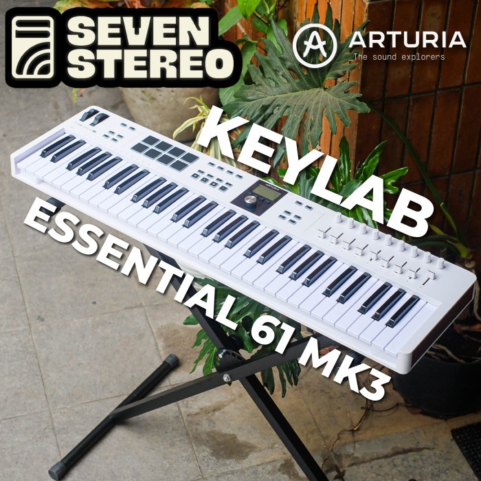 Jual Neww Arturia Keylab Essential 61 MK3 Keyboard Controller | Shopee ...