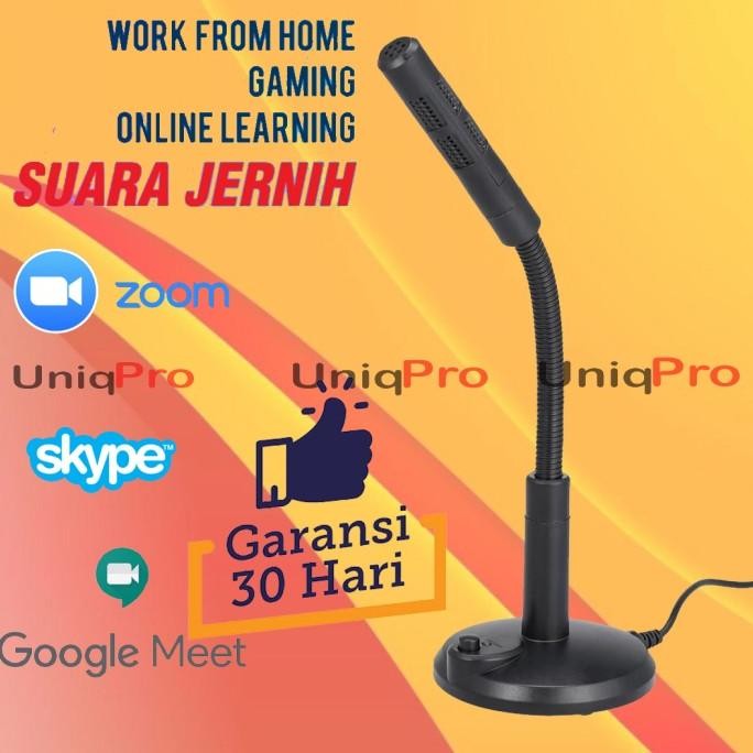 Jual Microphone Mic USB PC Mikrofon Laptop Microfon Gaming Condenser ...