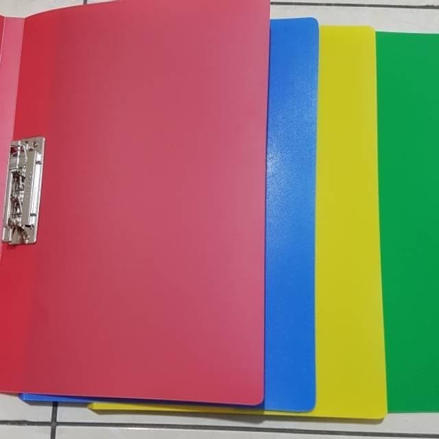 Jual Map Plastik Jepit Clip File F4 – Map Dokumen Folio Warna Warni ...
