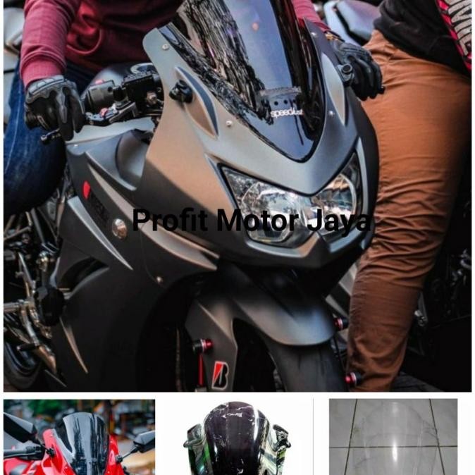 Jual Visor Ninja 250 Karbu Winshield Ninja 250 Carbu Winsil Ninja 250 ...