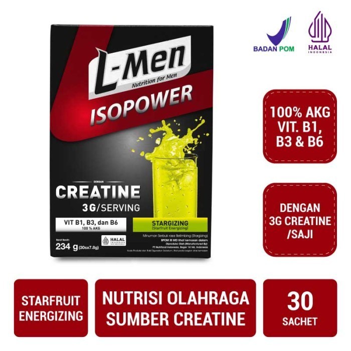 Jual L-Men Platinum Refill Choco Latte 800Gr + Isopower Stargizing 30 ...
