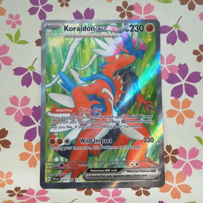 Jual Koraidon Ex Sr Full Art Svien 231/198 Pokemon Tcg English Terbaik ...