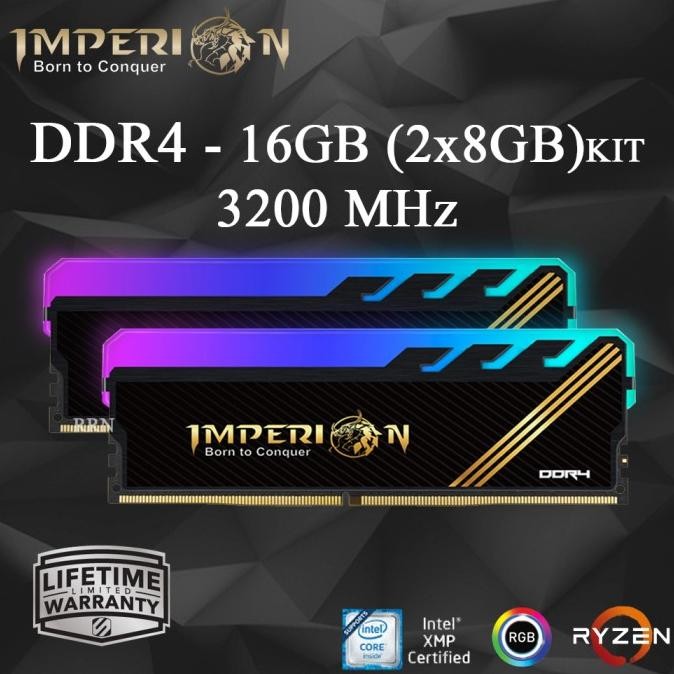 Jual Jual Ram Imperion Rgb Ddr4 16Gb (2X8Gb) 3200Mhz Kit Ram Pc Rgb ...