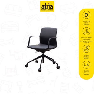 Jual Atria Kursi Kantor Clint Low Chair 57X56X82-91Cm FK004-B11-H Black ...
