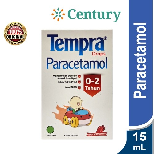 Jual TEMPRA DROPS STRAWBERRY 15 ML/ PENURUN PANAS / DEMAM | Shopee ...