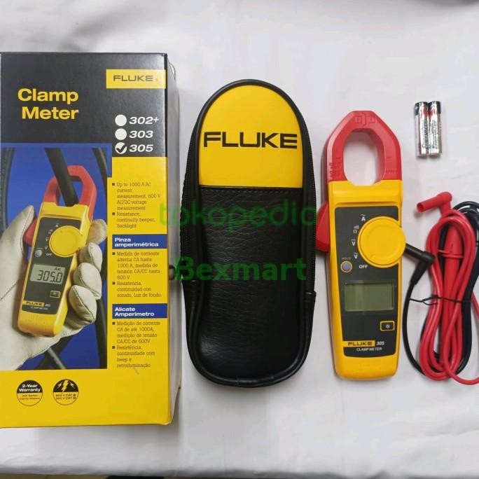 Jual Fluke 305 Clamp Tang Ampere Fluke 1000A !! Ready | Shopee Indonesia