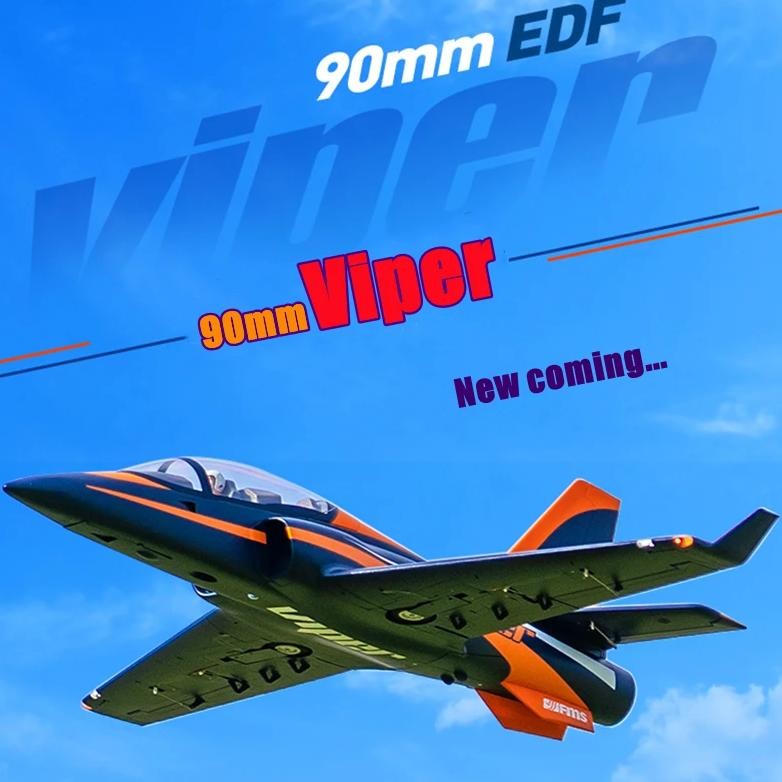 Jual FMS 90MM SUPER VIPER DUCTED FAN EDF JET 6S 6CH WITH FLAPS RETRACTS ...