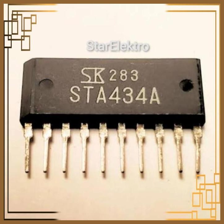 Jual [SRE] STA434A IC Sanken Sip-10 Darlington dual PNP NPN H-Bridge ...