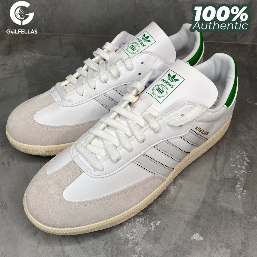 Jual Adidas Samba x Kith Classics Golf Shoes White | Shopee Indonesia