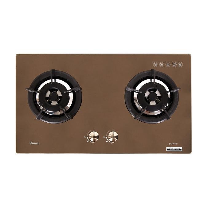 Jual Built-In Gas Hob Kompor Gas Tanam 2 Tungku Rinnai Rb-2Gh-C (Cf) | Shopee Indonesia