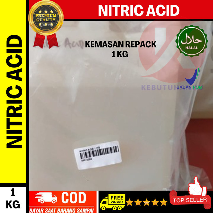 Jual Nitric acid 1 kg / Asam Nitrat / HNO3 | Shopee Indonesia