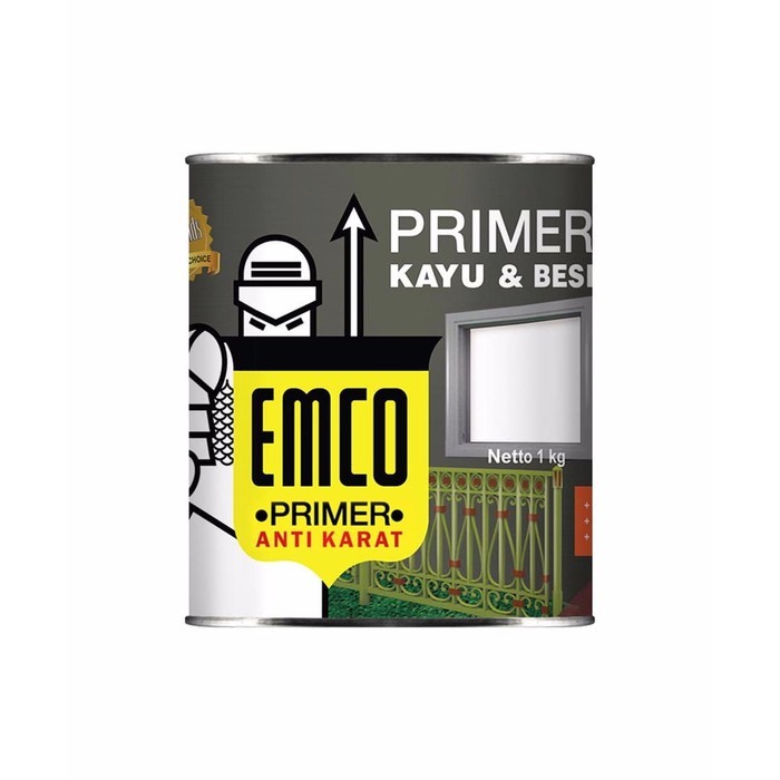 Jual Primer Besi Anti Karat Emco Pkb - 1Kg Cat Dasar | Shopee Indonesia