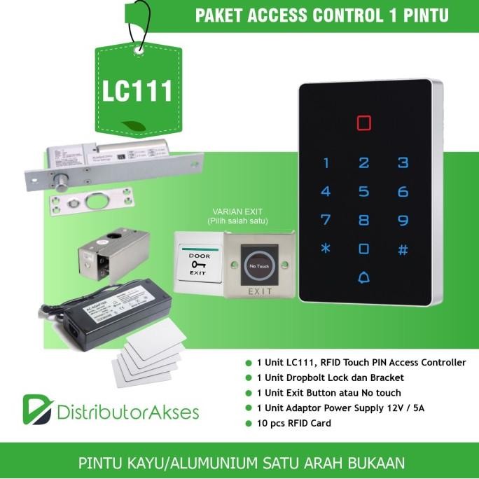 Jual Access Control Access Door Akses Drop Bolt Lock Rfid Card Pin Sku ...