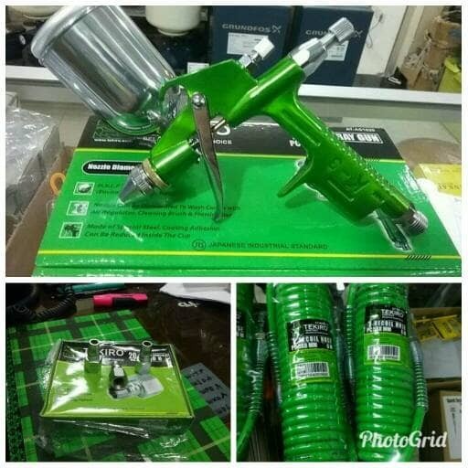Jual Paket Spray Gun Tekiro K-3 Selang Recoil Tekiro 6 Meter Mtr ...