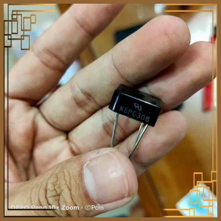 Jual [PCM] dioda diode bridge kiprok meja 3a 3ampere 3 a ampere kbpc306 ...