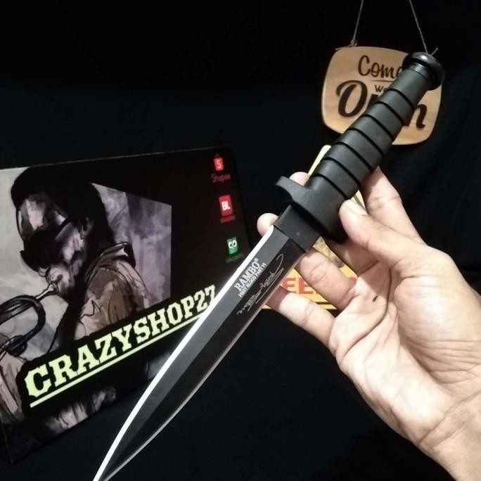 Jual Best Produk Pisau Rambo Vi / Pisau Rambo 6 / Pisau Berburu ...