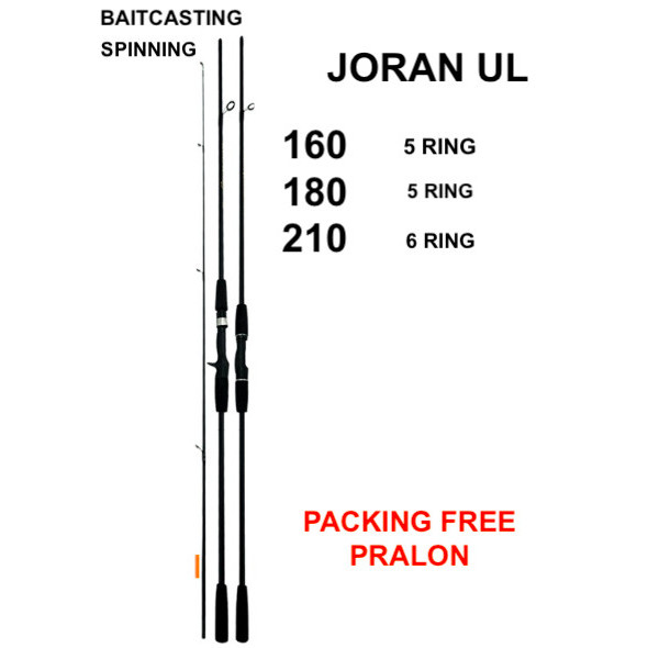 Jual Promo!! Cod Joran Ul Ultralight 160Cm 180Cm Sambung Dua Carbon Fiber | Shopee Indonesia