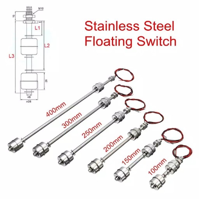Jual Mini Level Sensor/Level Switch.Custom.310Mm-400Mm | Shopee Indonesia