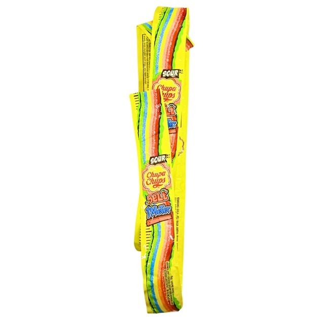 Jual S20556 CHUPA CHUPS SOUR BELTS 1METER RAINBOW PERMEN JELLY 50GR MAJU BERSAMA (20250401 ...