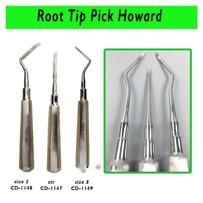 Jual Dental Root Tip Pick Howard No. 1 Cd-1147 - Beldent Original Dan Terpercaya | Shopee Indonesia