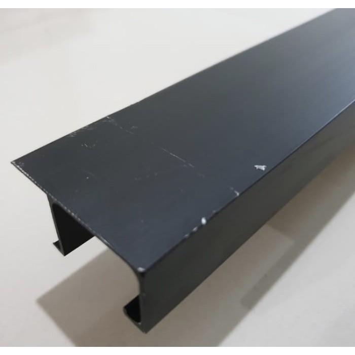 Jual Profil Lis List Edging Frame Handle Alumunium Alunium Gp-37 Hitam ...