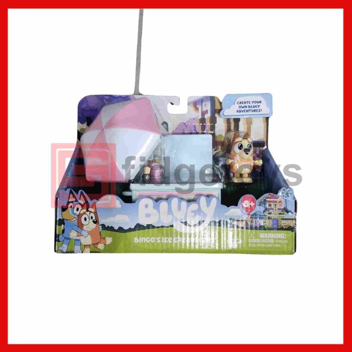Jual Bluey Ice Cream Cart Vehicle And 2.5-3" Bingo Figure Pack | Shopee ...