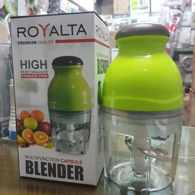 Jual Royalta Blender Capsul/Chopper Capsul/Chopper Daging - 4 Mata Pisau Stok Ready | Shopee ...