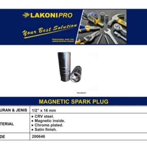 Jual Mata So Busi Magnet Spark Plug 16/18/21Mm Kunci Busi Spark Plug ...