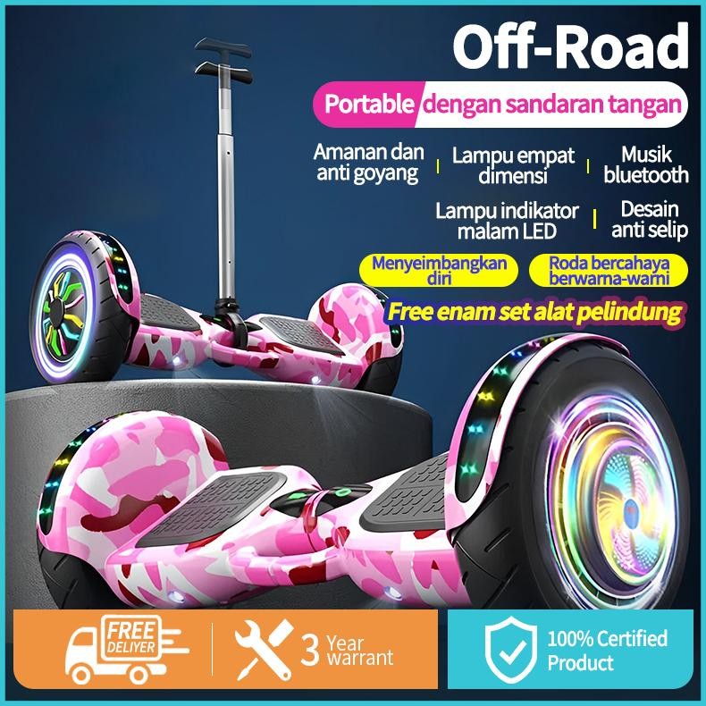 Jual Anton Heartbeat Hoverboard Anak, Smart Hoverboard 7 Inci, Skuter ...