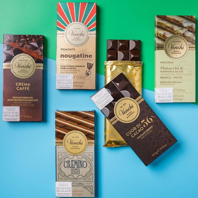 Jual CR - Venchi Chocolate Bar - Cokelat Bar - Cokelat Batang TERLARIS ...