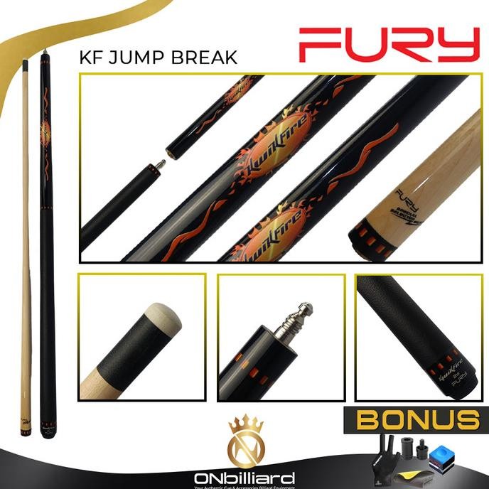 Jual Stick Fury KF Jump Break Cue Fury KF-JB Jumpbreak Billiard Billyar ...