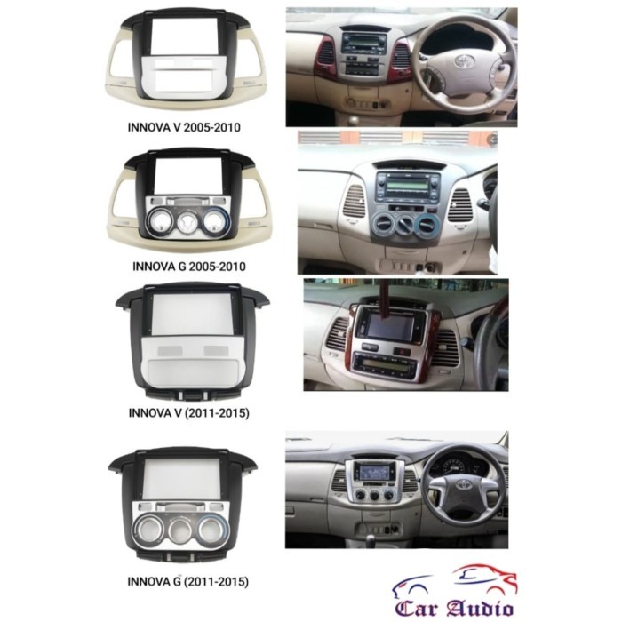 Jual Gercep Frame Head Unit Toyota Innova Android 9 In Android Innova ...