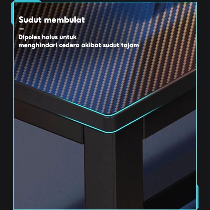 Jual KUCA Meja Gaming Karbon Serat Meja Gaming Meja Komputer Minimalis ...