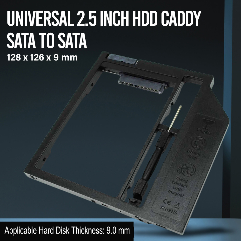 Jual Universal 2.5 Inch HDD Caddy SATA to SATA - TSR126 | Shopee Indonesia