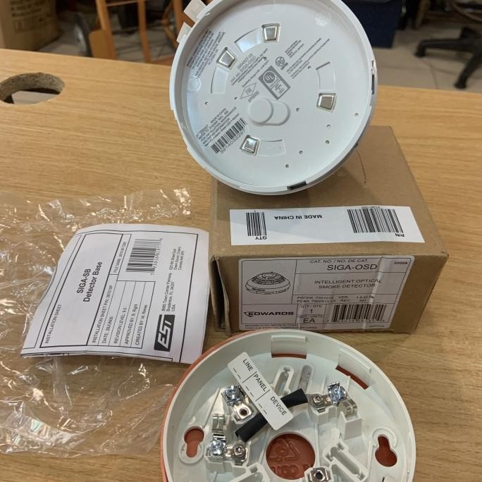 Jual Intelligent Optical Smoke Detector Siga Osd Fcn Edwards !! Ready ...