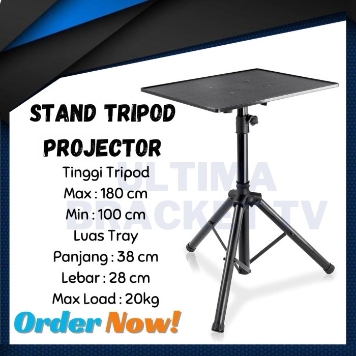 Jual STAND TRIPOD PROYEKTOR STANDING PROYEKTOR STAND TATAKAN PROYEKTOR ...