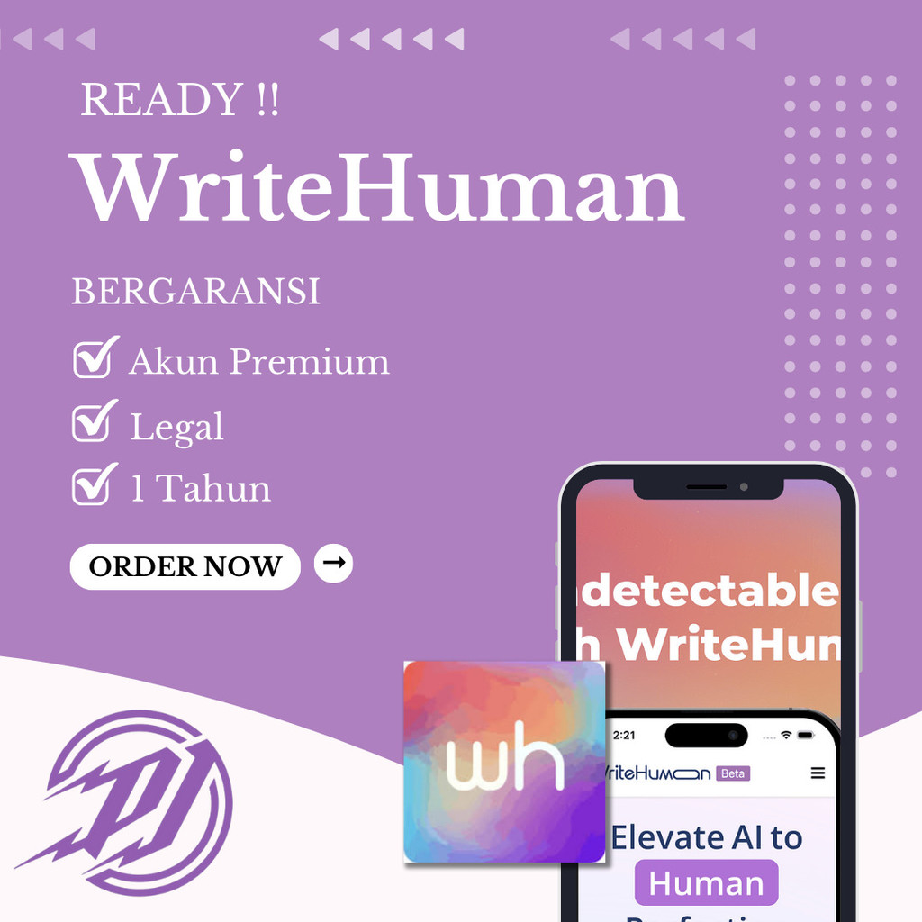 Jual WriteHuman Premium 1 Tahun Murah Garansi Full (Toko Buka 24 Jam) | Shopee Indonesia