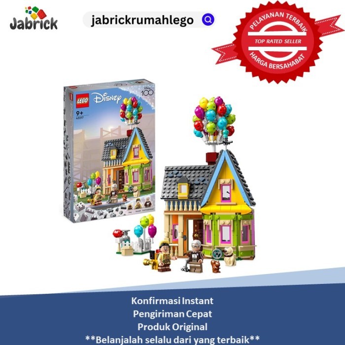 Jual Jual!! Lego 43217 Disney And Pixar Up House Buildable Toy With ...