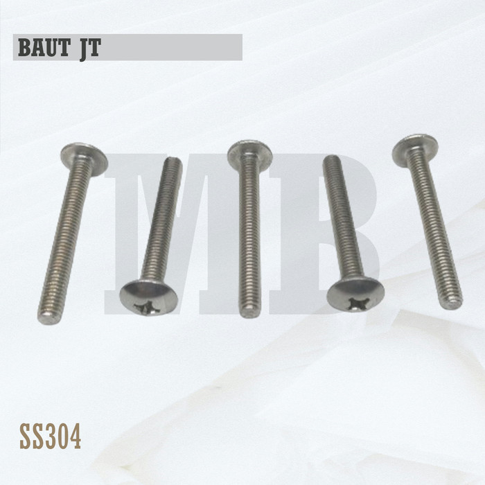 Jual Baut JT M3X16 Machine Screw M3 X 16 Truss Head 3X16 Baut Obeng ...