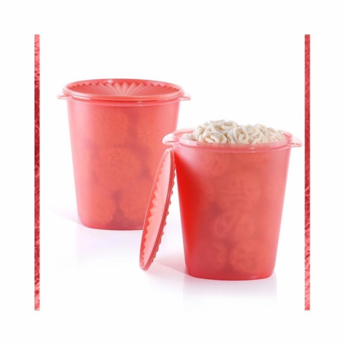 Jual toples besar tupperware maxi canister 10ltr (1pcs) Giant canister ...