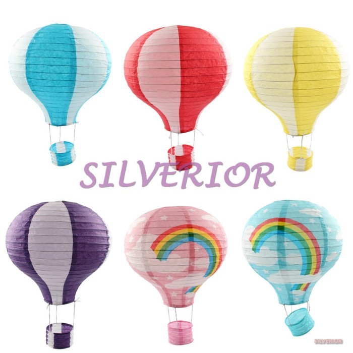 Jual LAMPION LENTERA GANTUNG BALON UDARA HOT AIR BALLOON KECIL | Shopee ...