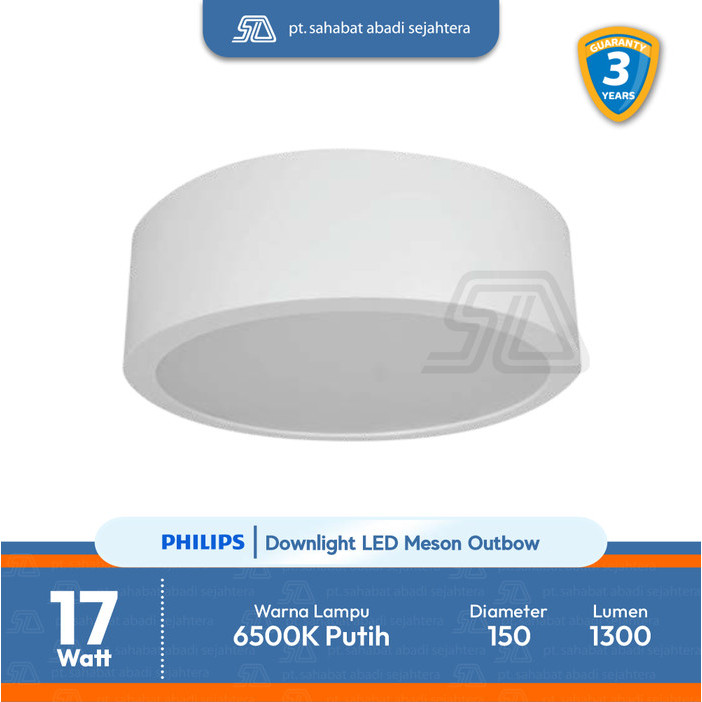 Jual Philips Lampu Downlight LED Meson Outbow D200 24W Cahaya Putih ...