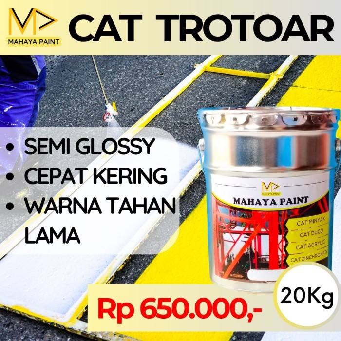 Jual Cat Jalan Cat Trotoar 20Kg Mahaya Paint / Cat Kansteen Cat ...