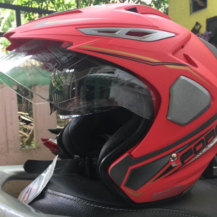 Jual Helm Motor SNI Original Dewasa Double Visor Force Smart Lock ...