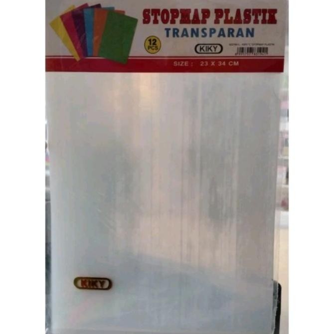 Jual cusss order] Stopmap Plastik / Map L Kiky F4 Transparan | Shopee Indonesia