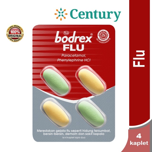 Jual BODREX FLU 4 KAPLET / OTC PRODUK / OBAT FLU | Shopee Indonesia