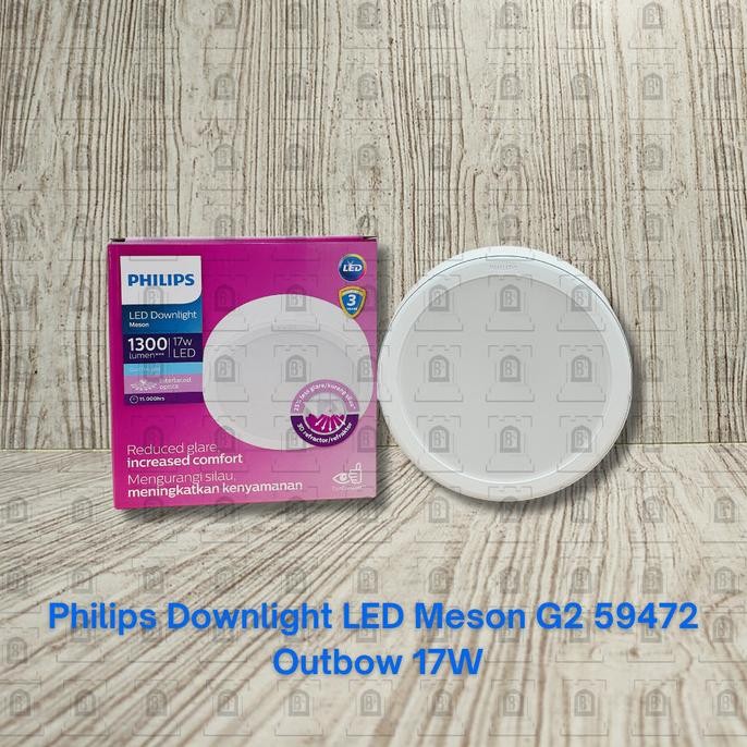 Jual Philips Downlight LED Meson 59472 17W D150 Outbow Bulat | Shopee ...
