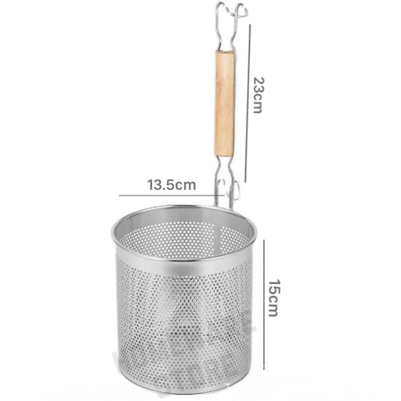 Jual Saringan mie udon ramen noodle strainer premiun tirisan mie 14CM ...
