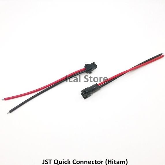 Jual JST Quick Connector (Hitam) 2 Pin | Shopee Indonesia